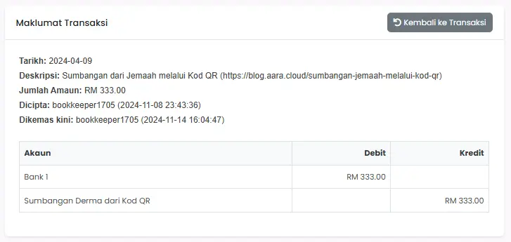 Sumbangan Jemaah melalui Kod QR : Kemudahan Derma Digital untuk Masjid